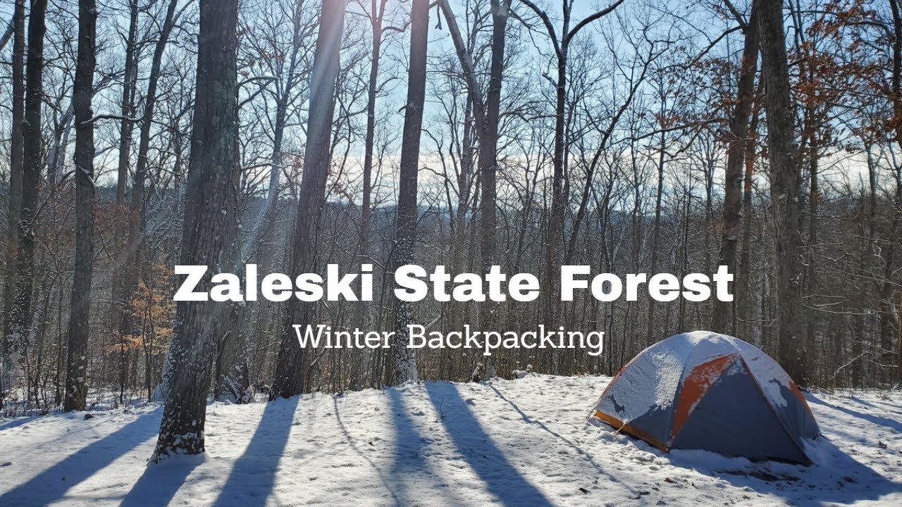 Winter Backpacking Zaleski State Forest Ohio Youtube