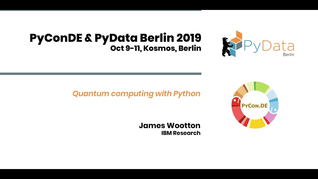 Tutorial Quantum Computing With Python Youtube