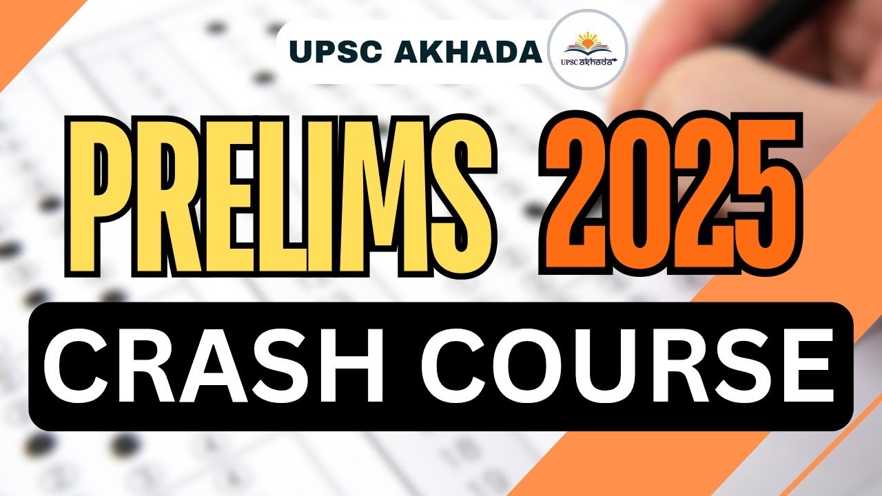 Upsc Prelims Crash Course Youtube