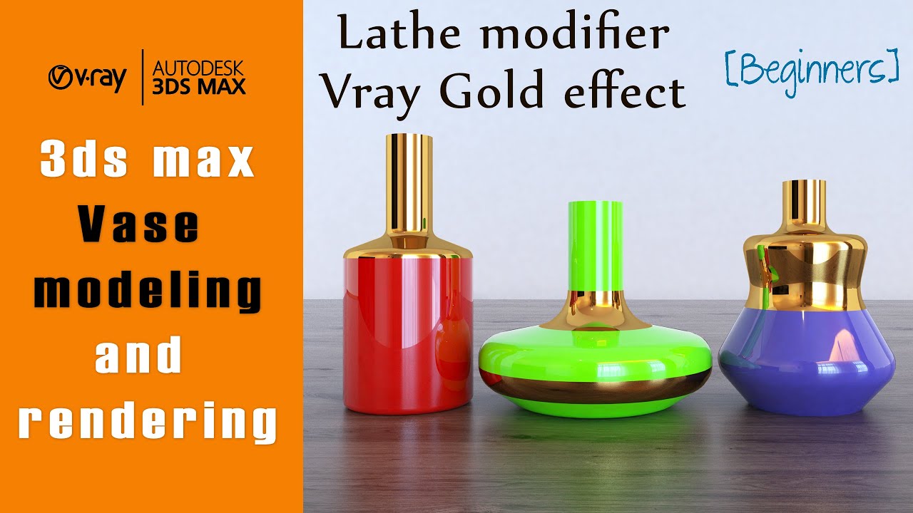 3ds Max Vase Modeling Tutorial Youtube