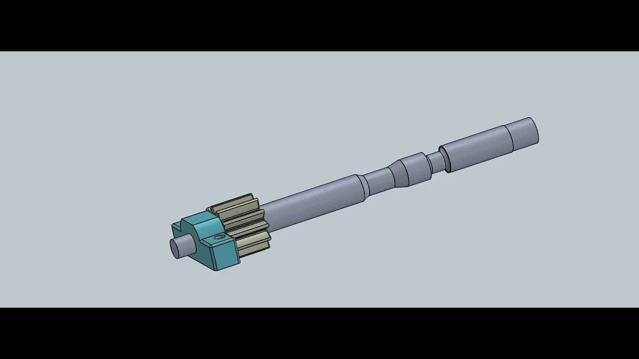 Shaft Gear Assembly Youtube