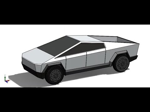 Tesla Cybertruck 3d Printed Auto Solidworks Youtube