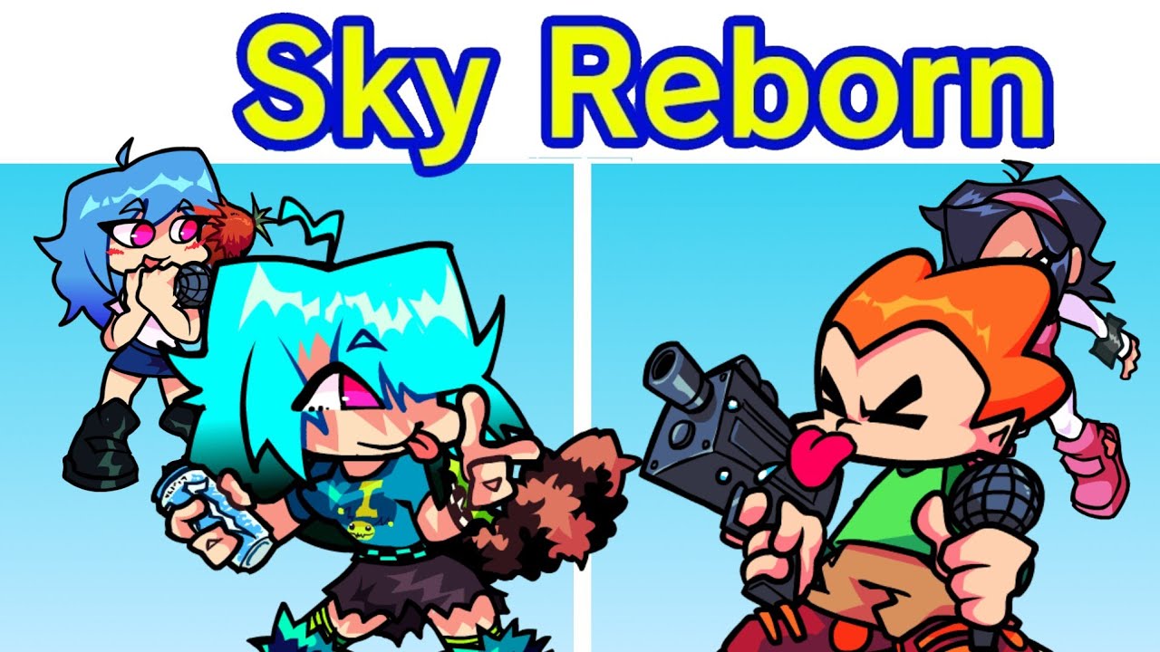 Friday Night Funkin Vs Sky Reborn Pico Update Fnf Mod Bf Gf