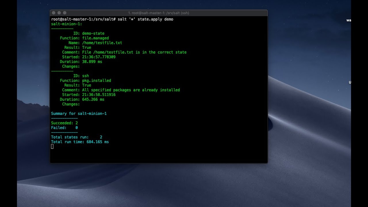 Saltstack Noobs 2 Writing Your First Salt State File Managed Youtube