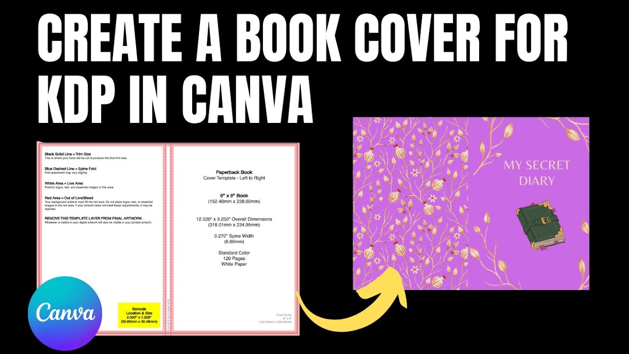 How To Create A Book Cover For Amazon Kdp In Canva Quick Tutorial