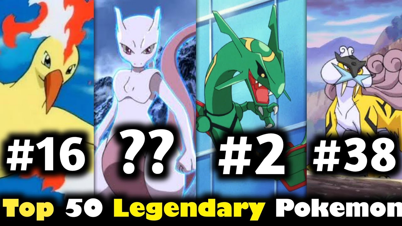Top 50 Strongest Legendary Pokemon Ranking All Legendary Pokemon