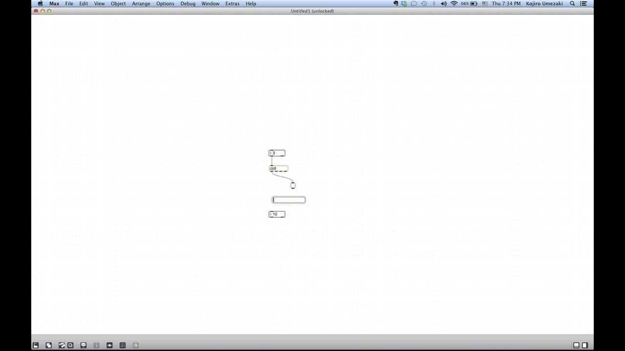 Max Tutorial Coll Object Part 2 Youtube