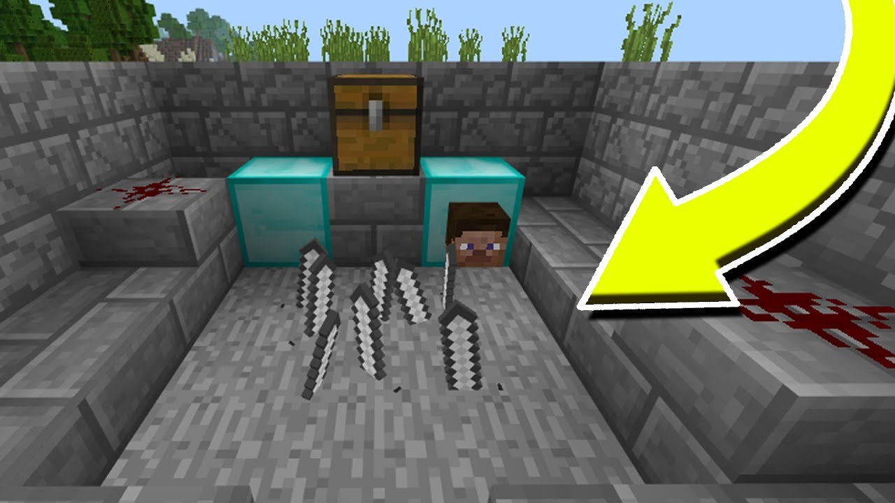 Como Hacer Una Trampa De Pinchos Funcional En Minecraft Sin Mods