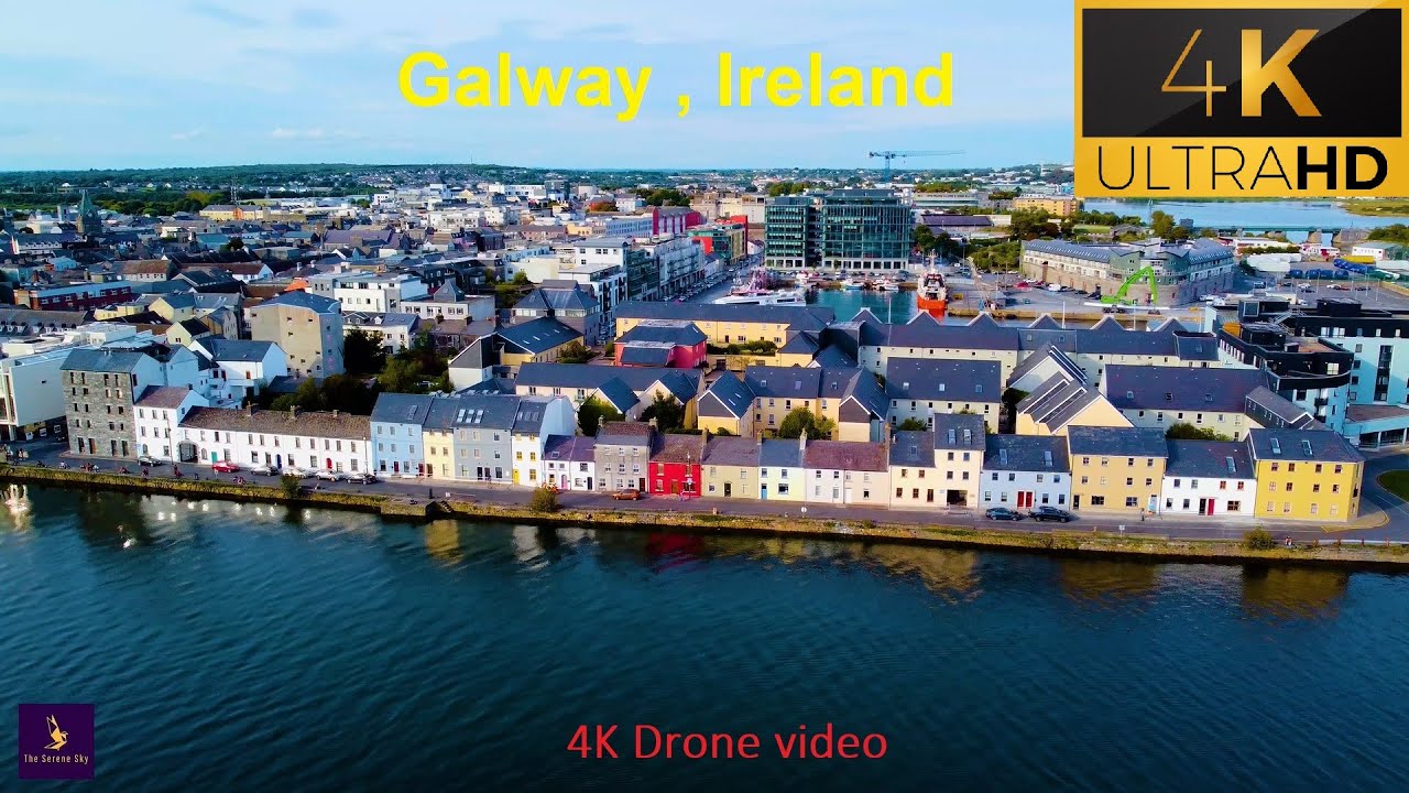Galway Ireland 4k Drone Video Aerial View Youtube