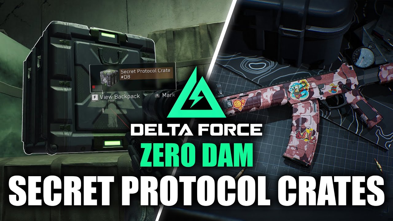 All 8 Zero Dam Secret Protocol Crates Guide On Delta Force Free Gear