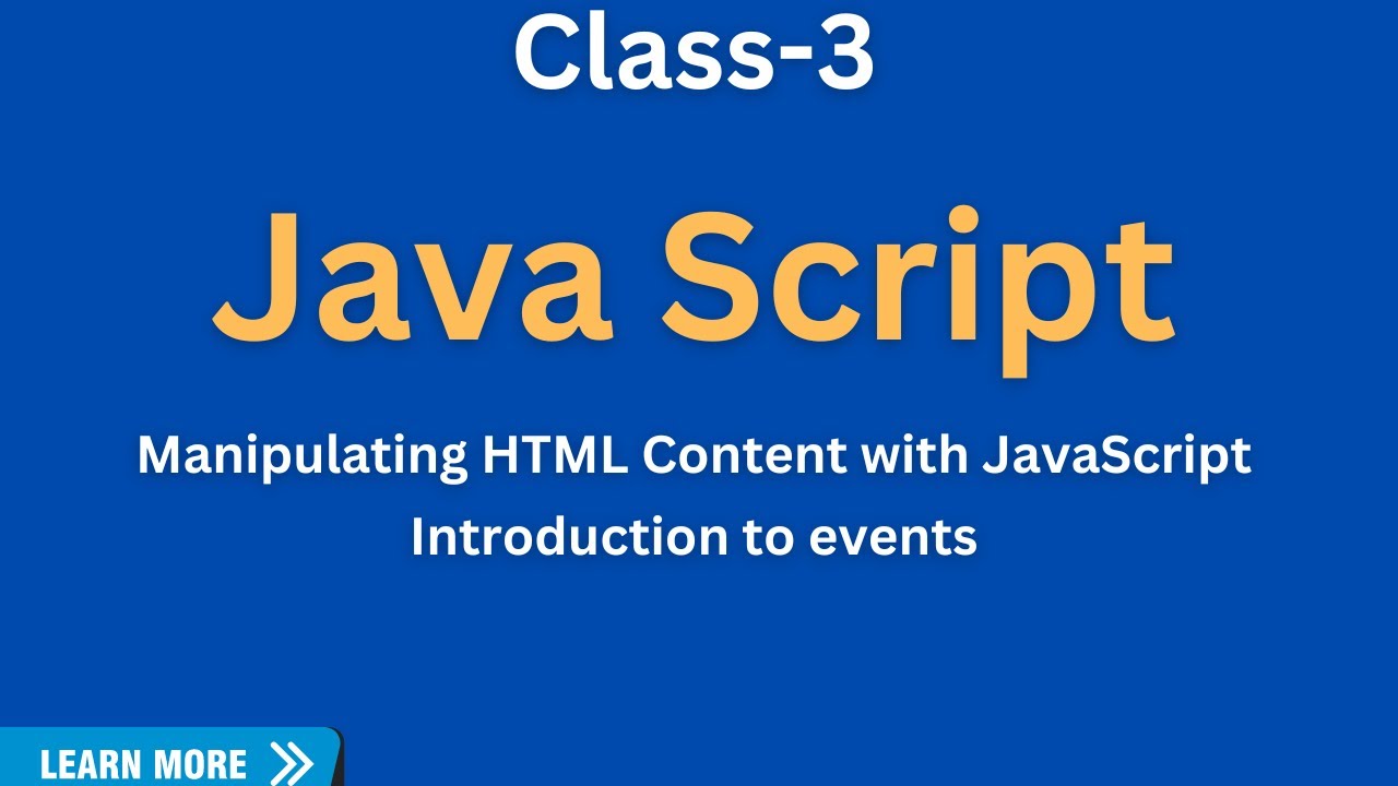 Javascript Basics Class 3 Step By Step Guide Vucs519 Vucs619 Youtube