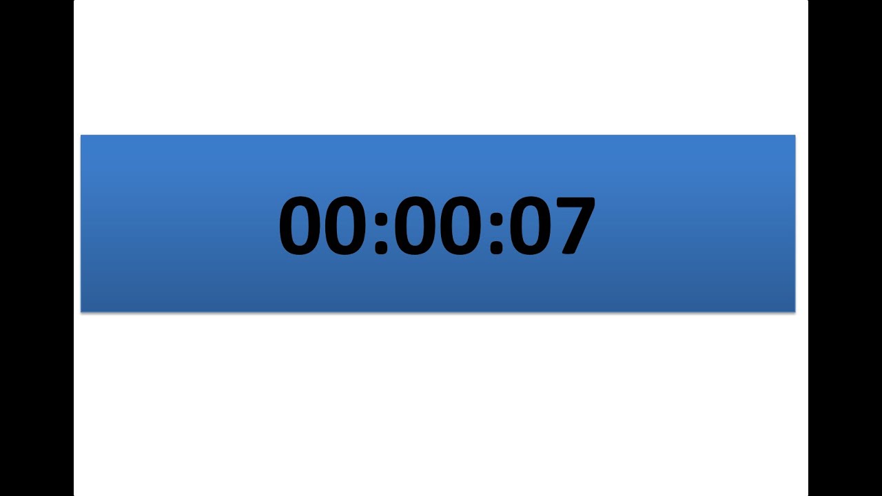 How To Make Countdown Timer By Using Powerpoint Vba Youtube