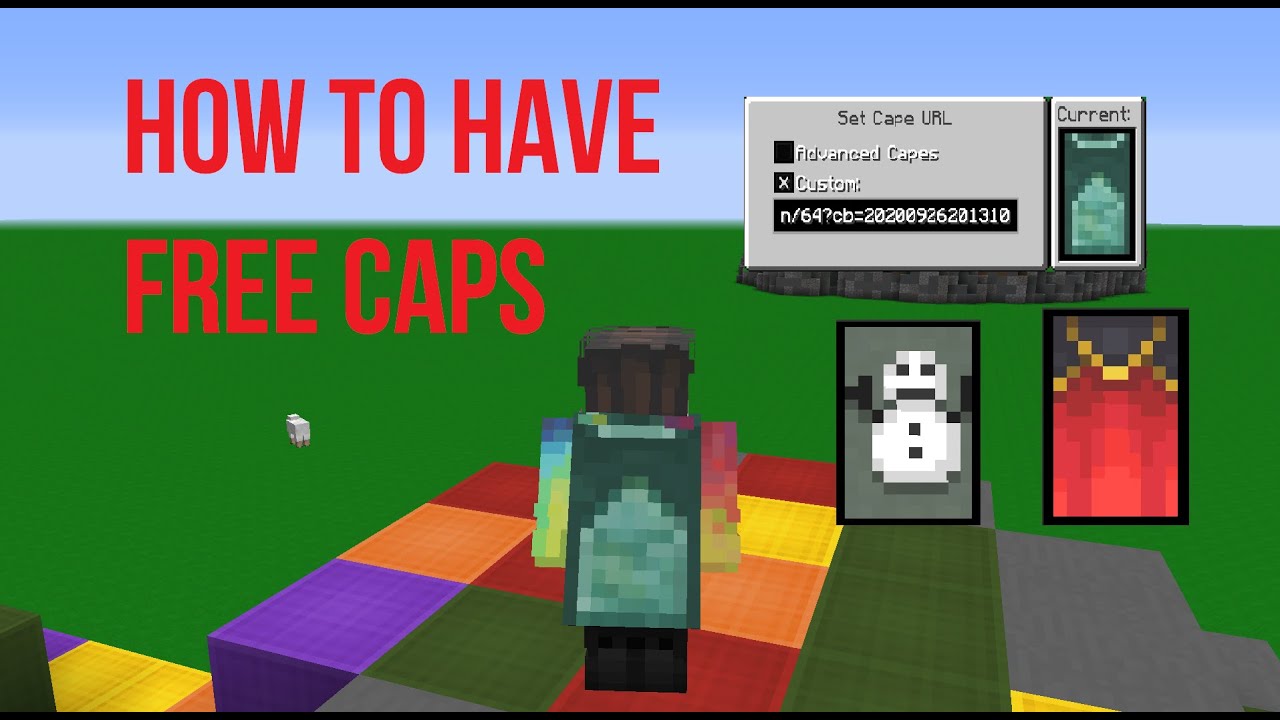 Free Capes In Minecraft All Version Youtube