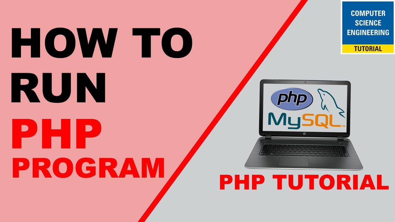 How To Run First Php Program Youtube
