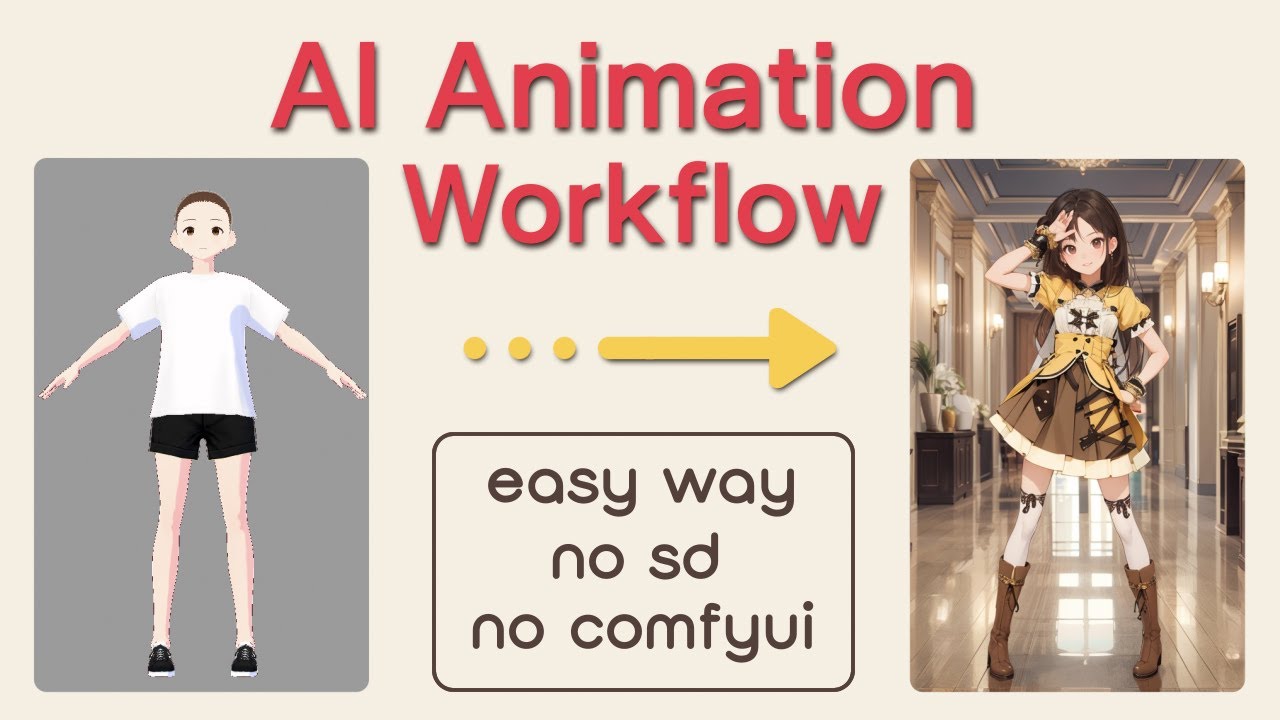 Tutorial Ai Animation Workflow Easy Way No Stablediffusion No