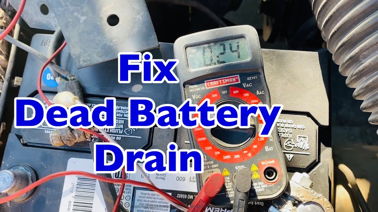 Fix Car Battery Drain Youtube