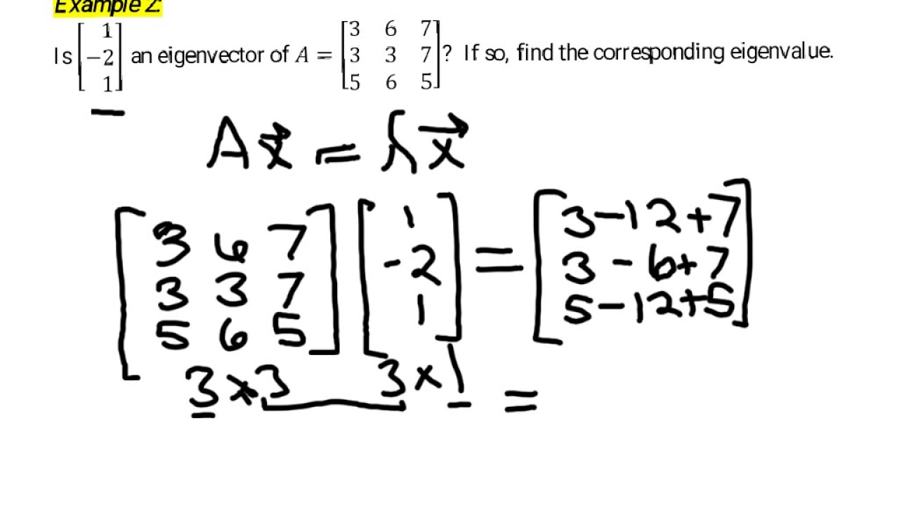 Eigenvector Definition