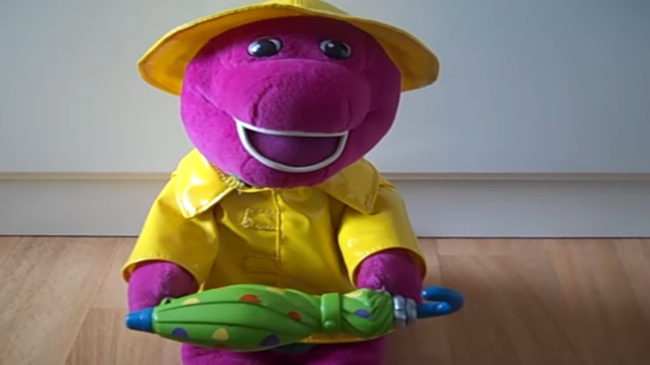 Barney Soft Toy With Umbrella Fisher Price Barney Doll Dancing Singing