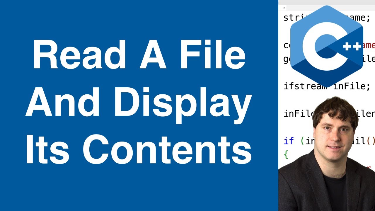 Read A File And Display Its Contents C Example Youtube