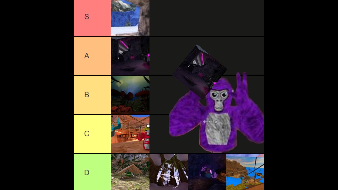 Ranking All Gorilla Tag Maps Youtube