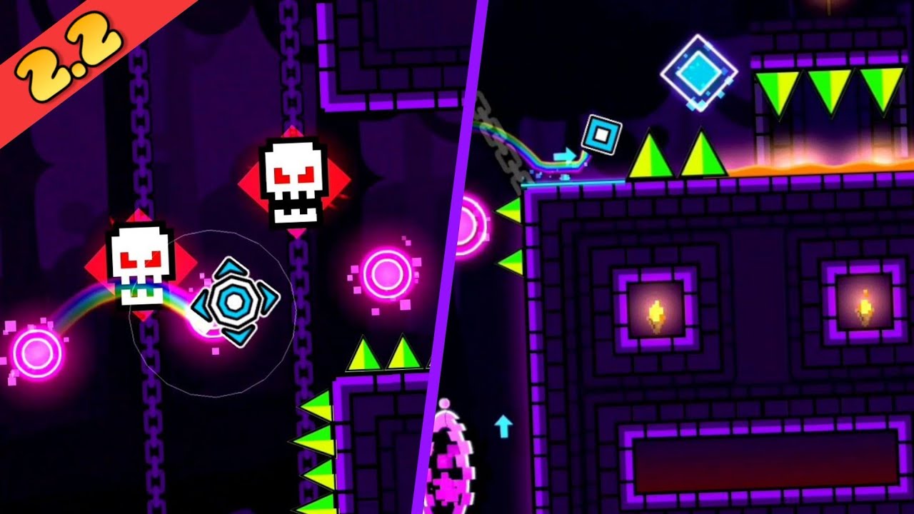 Geometry Dash 2 2 Update Sneak Peek 2 Full Recreation Youtube