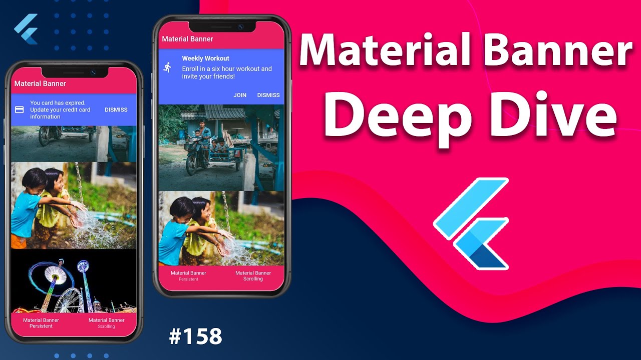 Flutter Tutorial Material Banner Deep Dive Youtube
