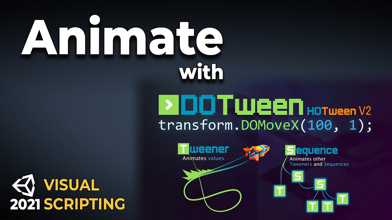 Animating In Unity Visual Scripting With Dotween Youtube