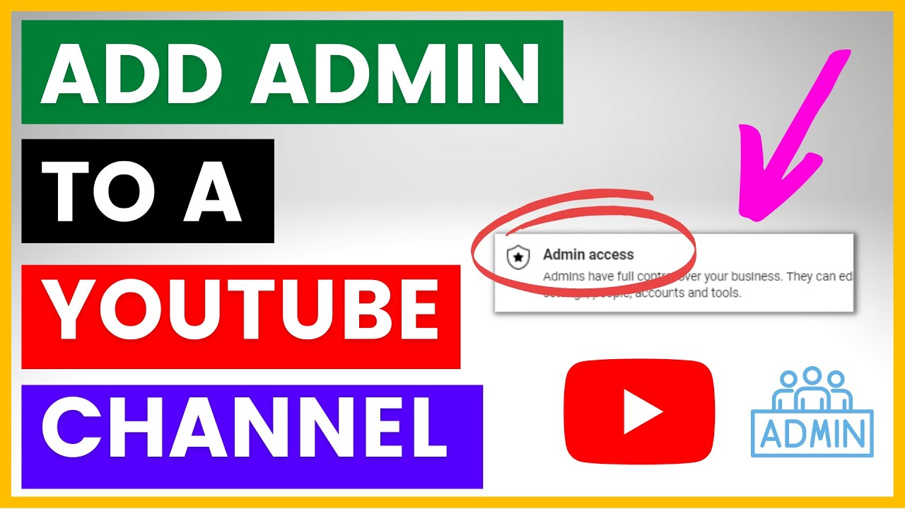 How To Add Admin To Youtube Channel In 2025 Youtube