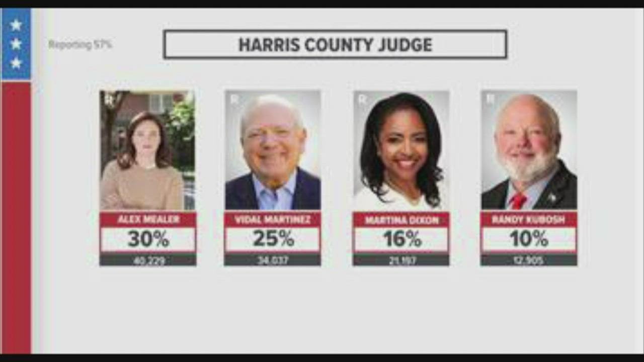 Runoff Likely For Republican Challenger In Harris County Judge S Race