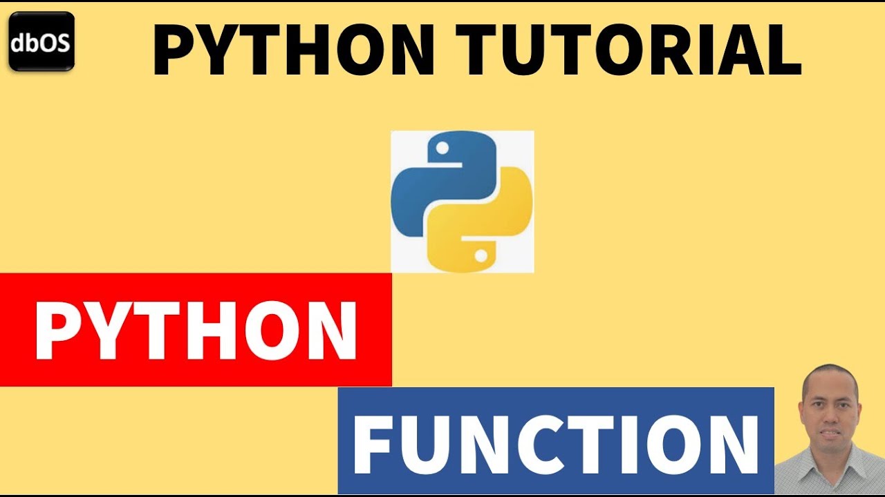 Python Function Python User Defined Function Youtube