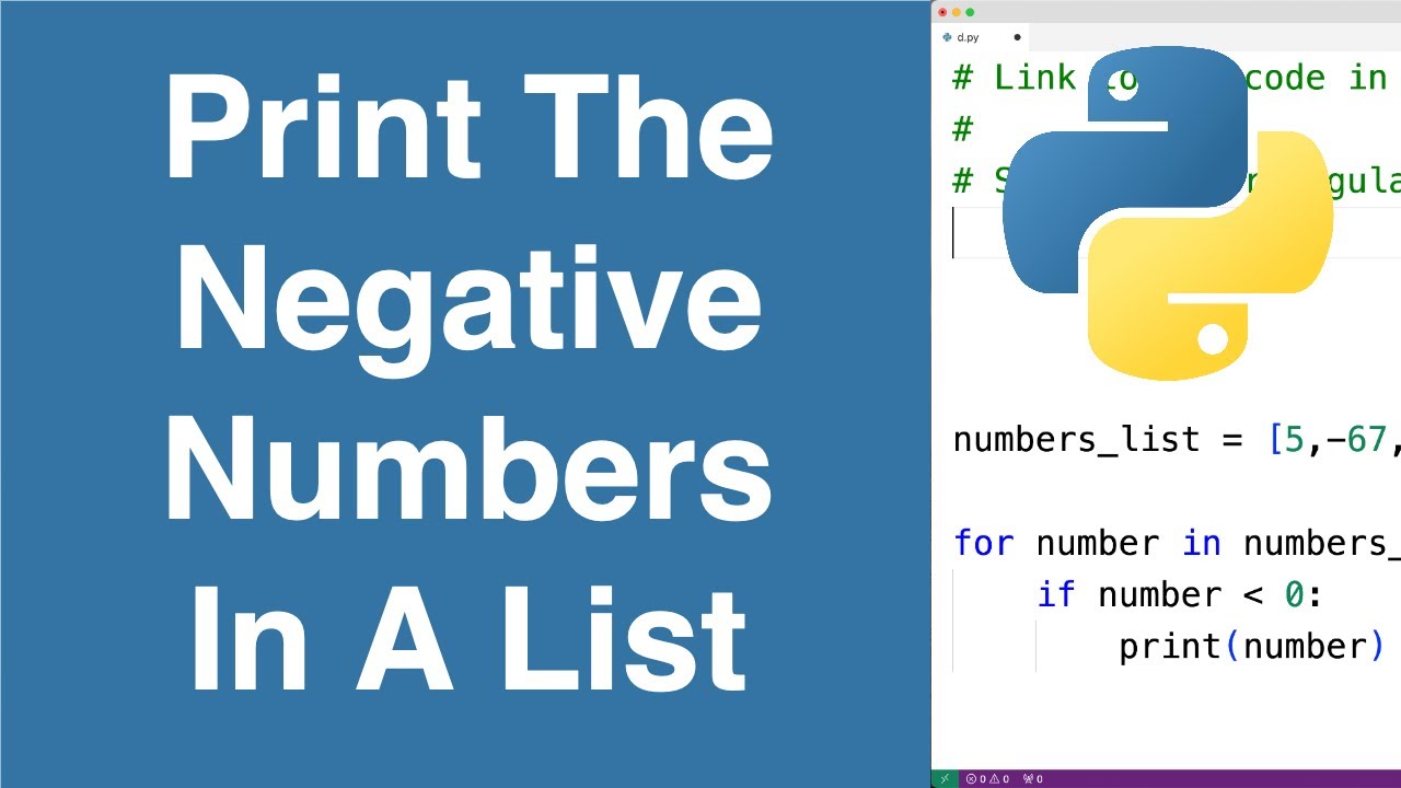 Python S Negative Numbers Master Them With This Easy Guide рџђќ