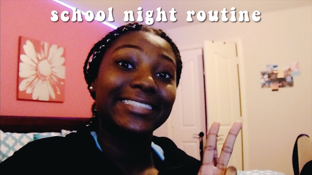 School Night Routine Youtube