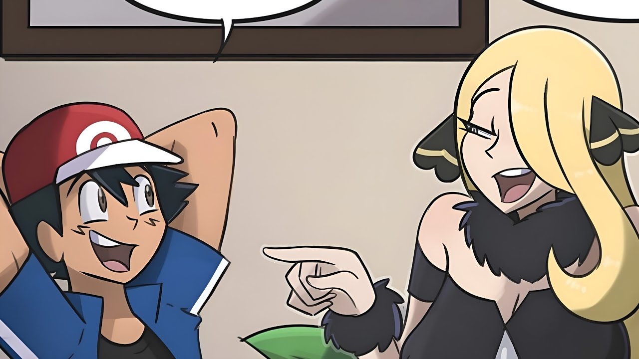 Champions Adventures Celebrating And Chilling With Ash And Cynthia