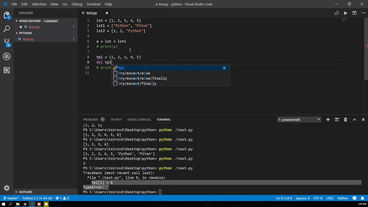 4 Python List Va Tuple Youtube