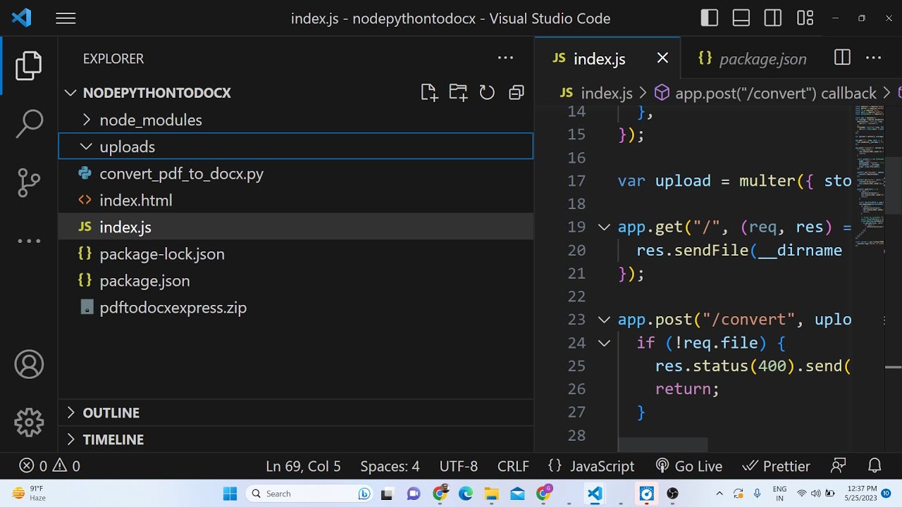 Python 3 Flask Project To Export Multiple Pdf Documents To Word Docx