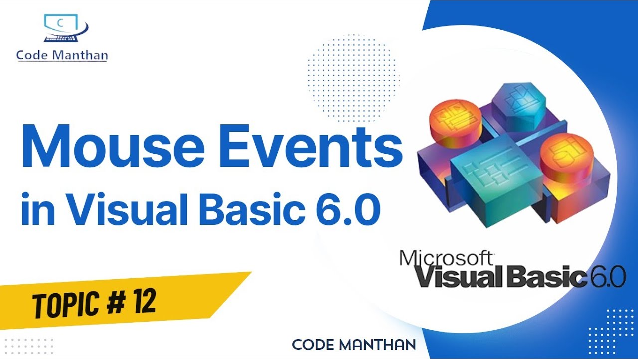 Mouse Events In Visual Basic 6 0 Mouse Event Kya Hota Hai Youtube