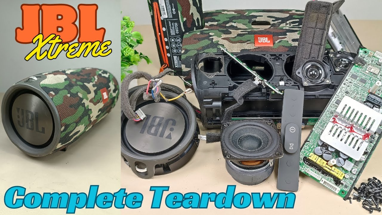 Jbl Xtreme Bluetooth Speaker Teardown How To Disassemble Youtube
