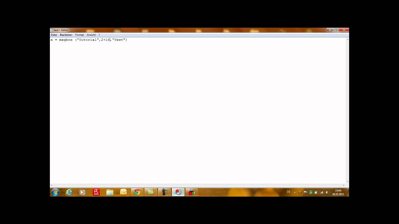 Msgbox Tutorial Youtube