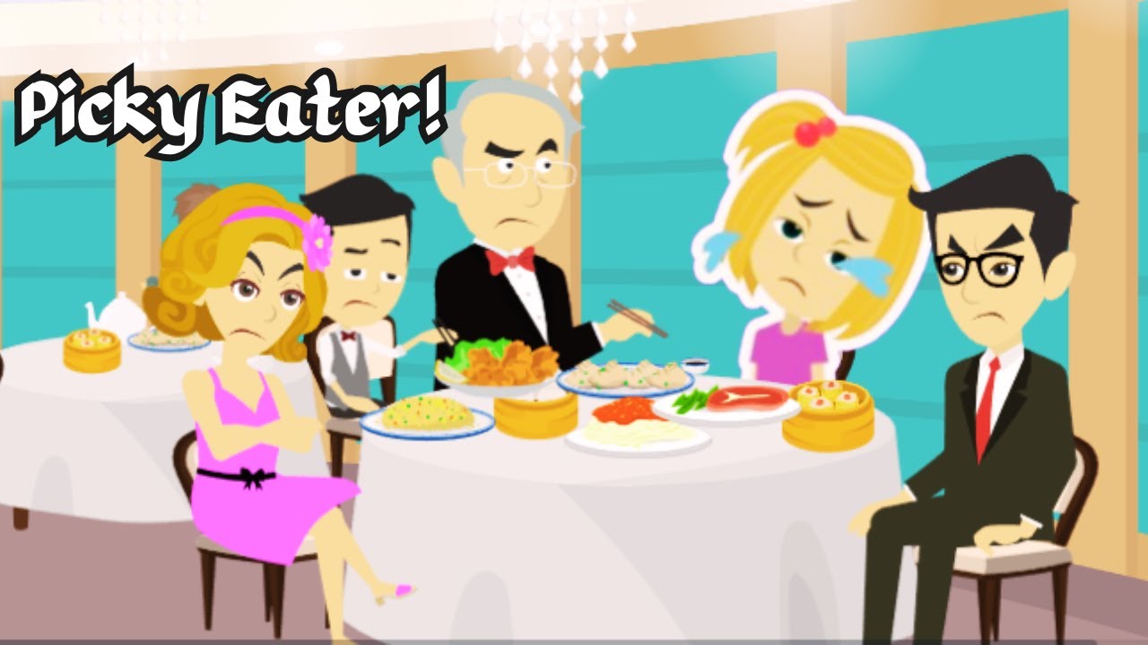 Picky Eater Cartoon Funny Toddler Cartoon Fussy Eater Cheeky Sofie