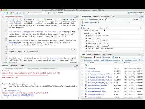 Using A Postcodes Api In R Youtube