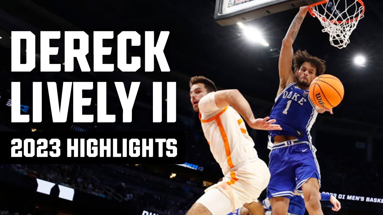 Dereck Lively Ii 2023 Ncaa Tournament Highlights Youtube
