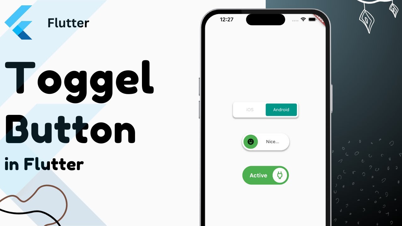 2 Flutter Togglebuttons Widget Animated Togglebuttons Youtube