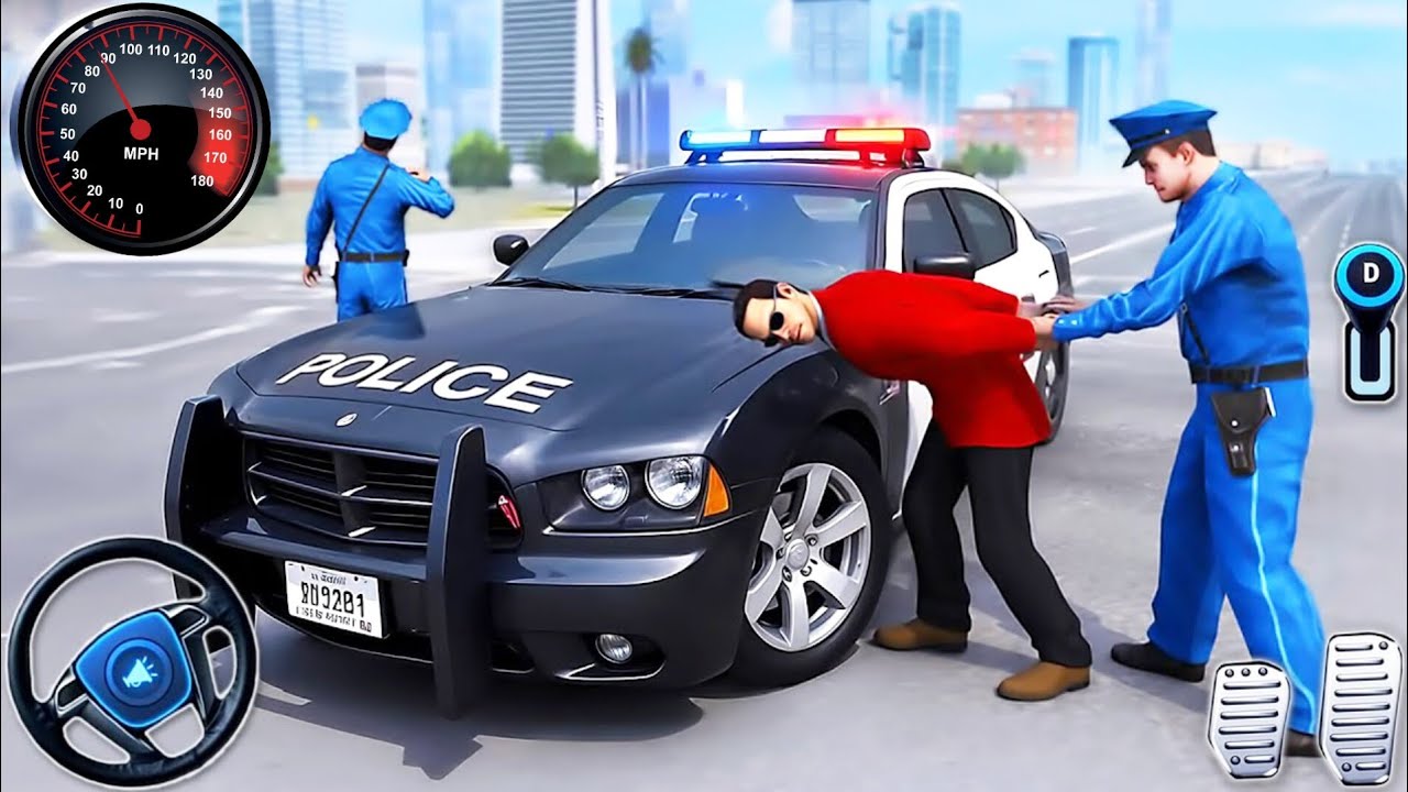 4 Us Police Car Chase Crime Simulator 3d Real Cop Cars Driving Multi