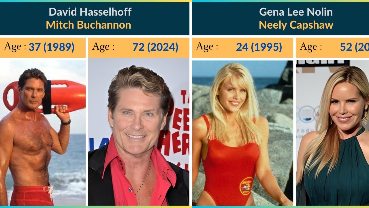Baywatch All Cast Then And Now 1989 Vs 2024 Youtube