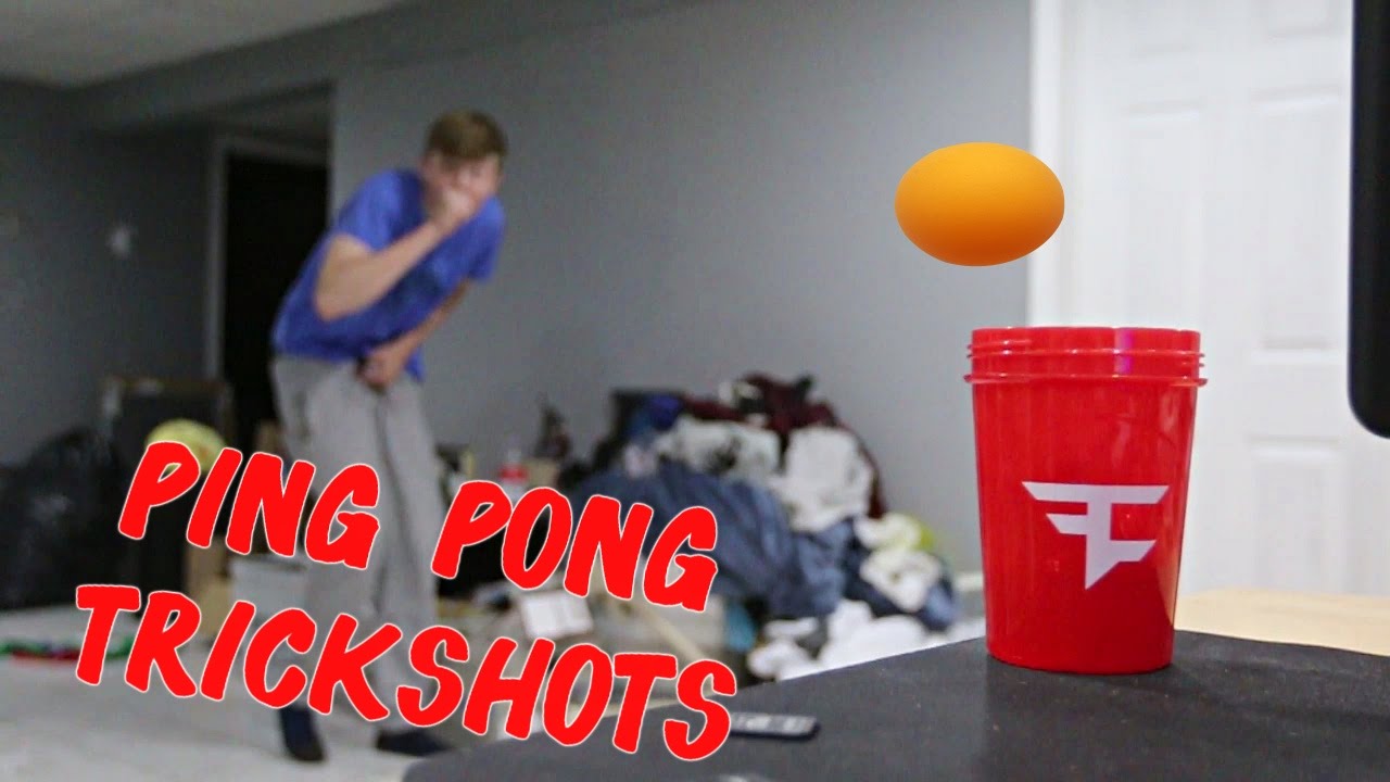 Crazy Ping Pong Trickshots Youtube