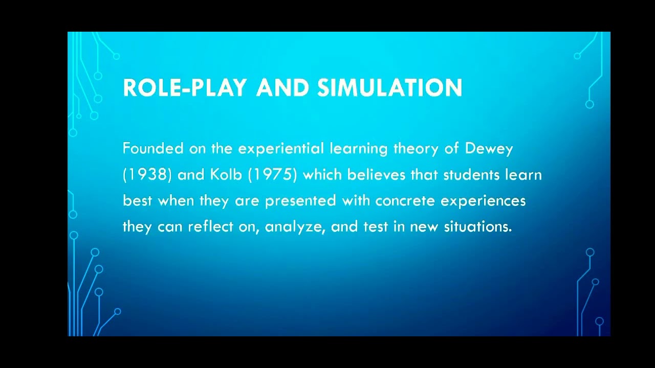 Role Playing Vs Simulation At Gilbert Strothers Blog