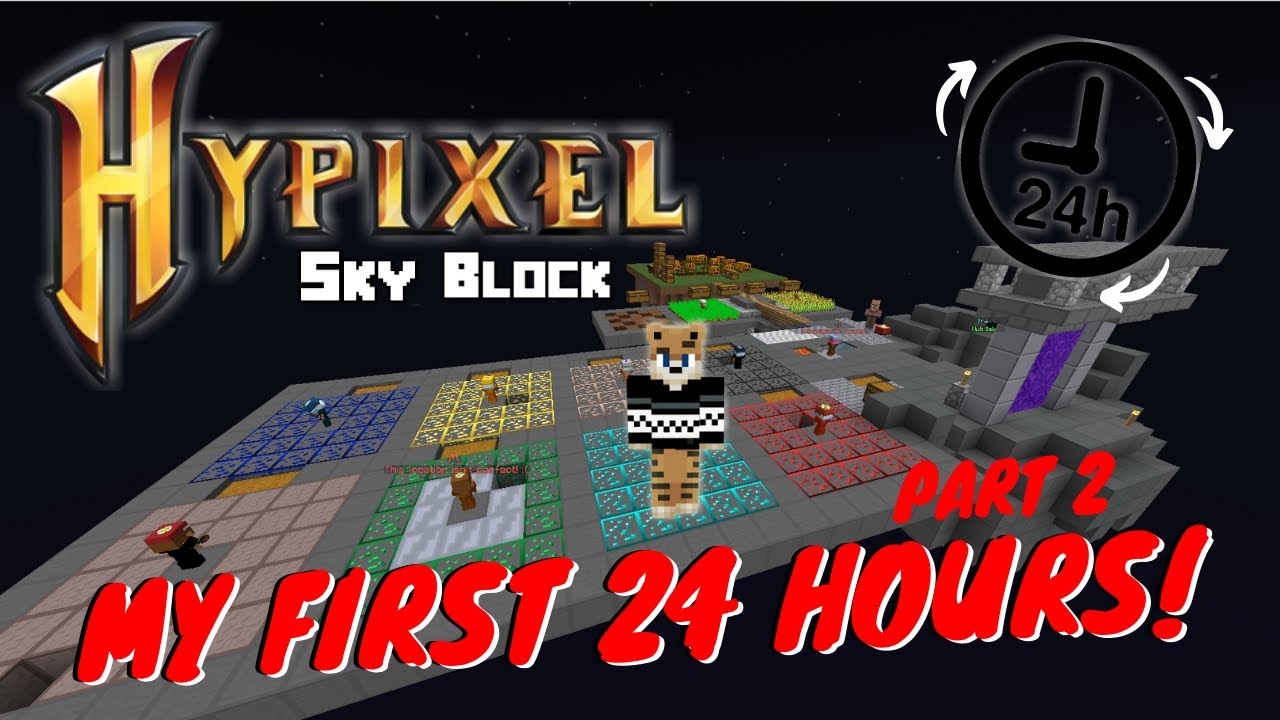 This Is How Far I Got In 24 Hours On Hypixel Skyblock Part 2