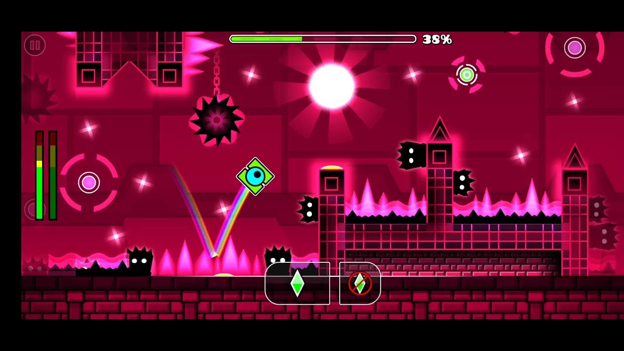 Geometry Dash Levels Of Stereo Madness And Back On Track Youtube
