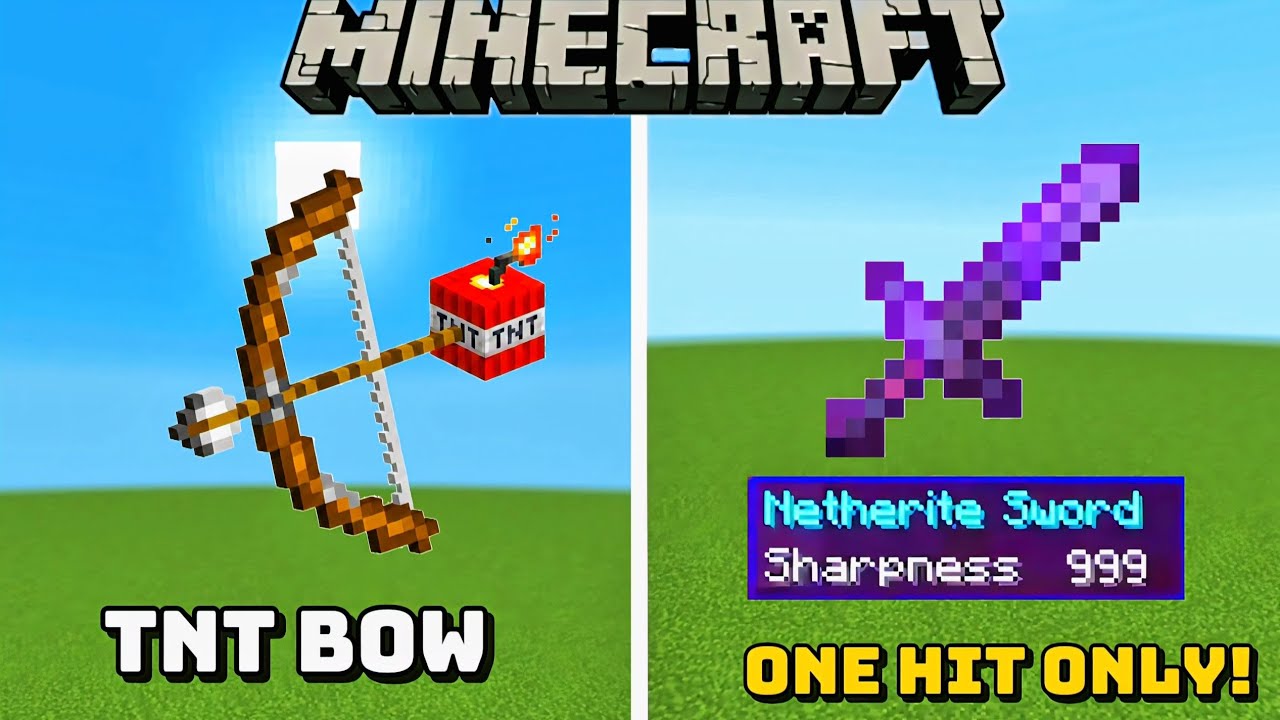 2 Minecraft Deadly Weapon Command Block Hack Minecraft Commands For