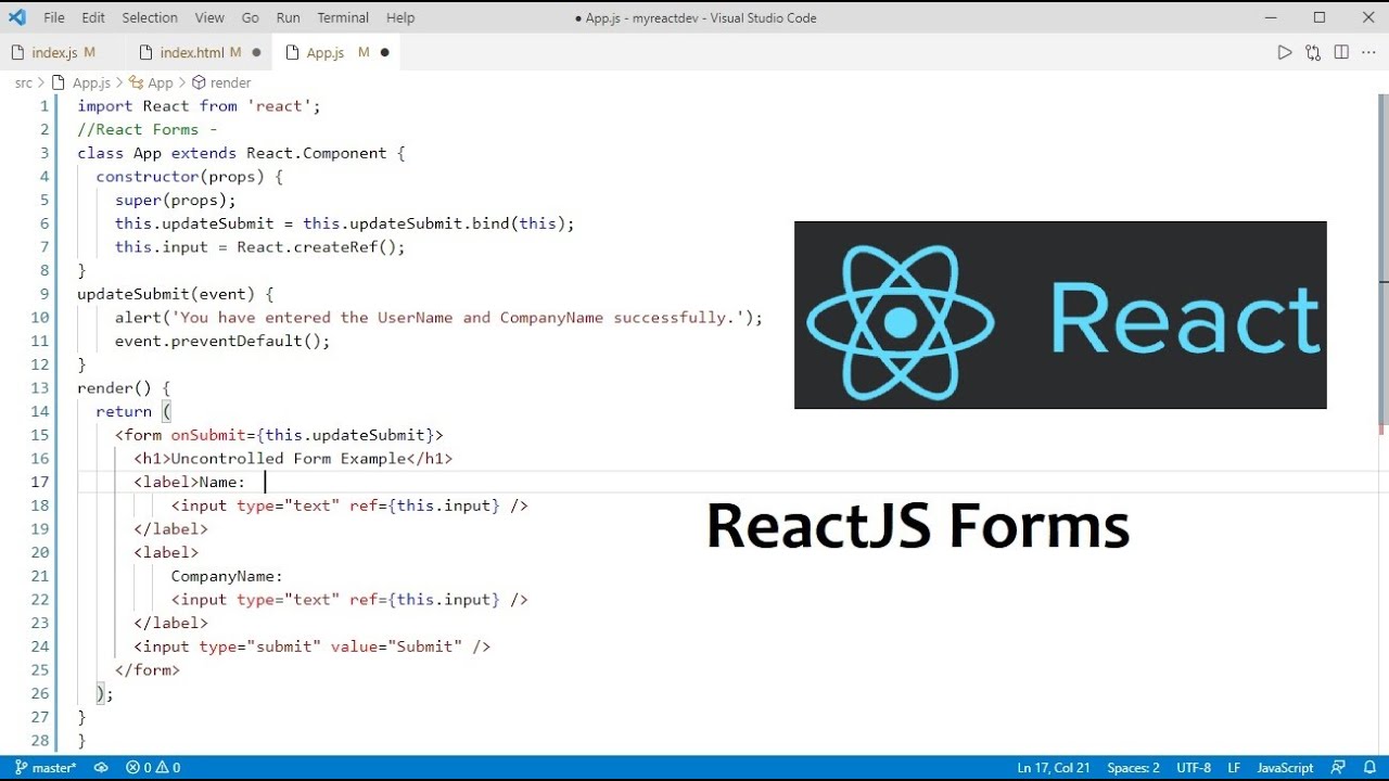 Reactjs Forms Youtube